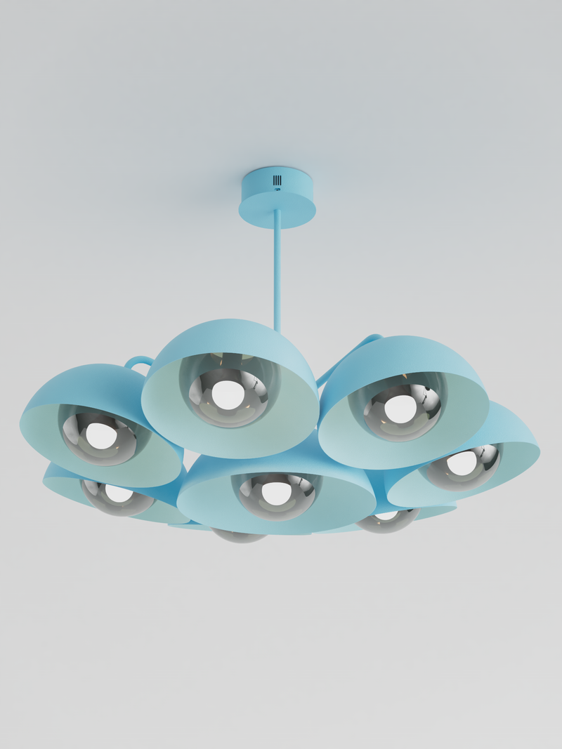 Lunar Chandelier Celestial Calm Dome Lighting