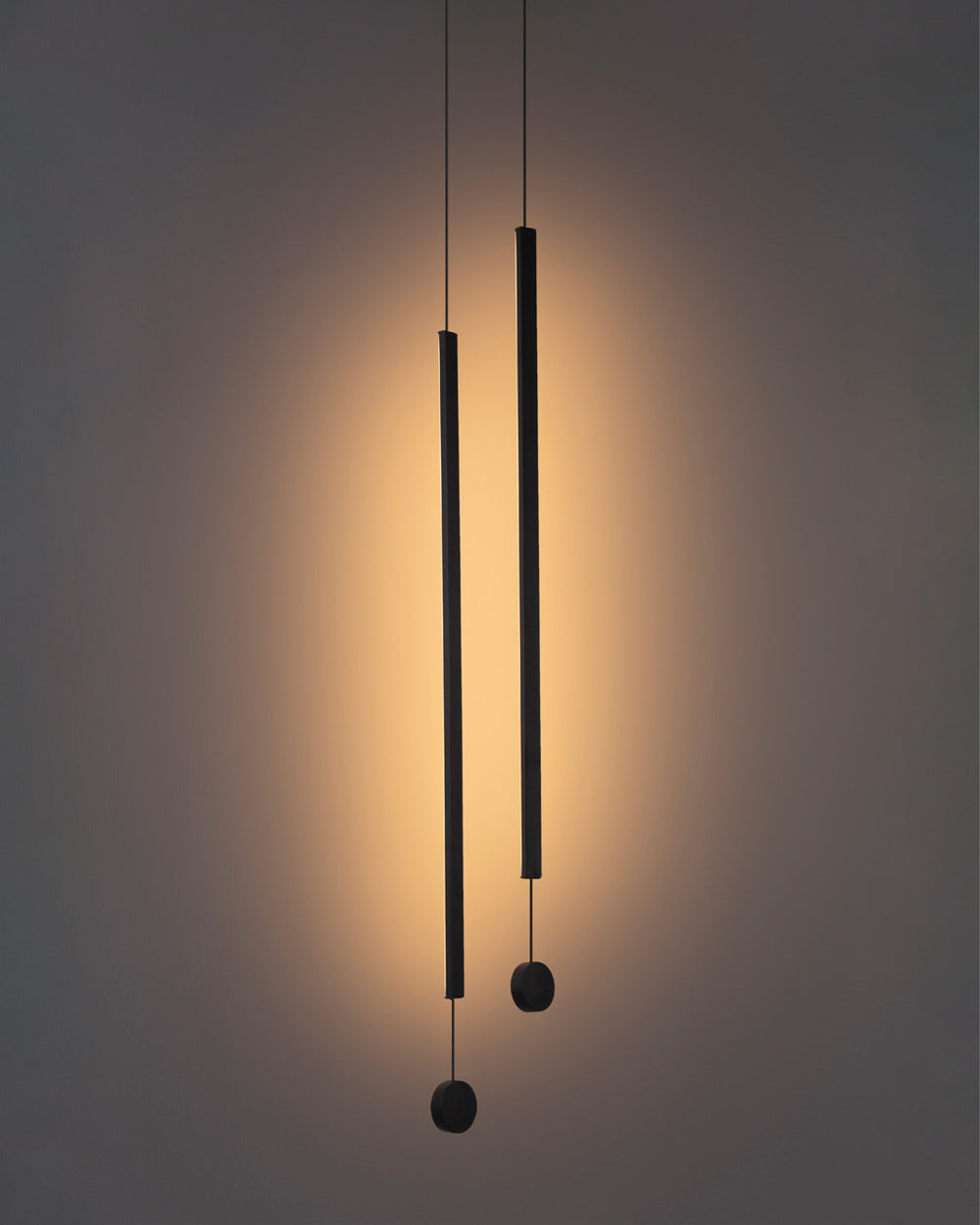 Two Lines Pendant Light – Minimal Stainless Steel Modern Lighting